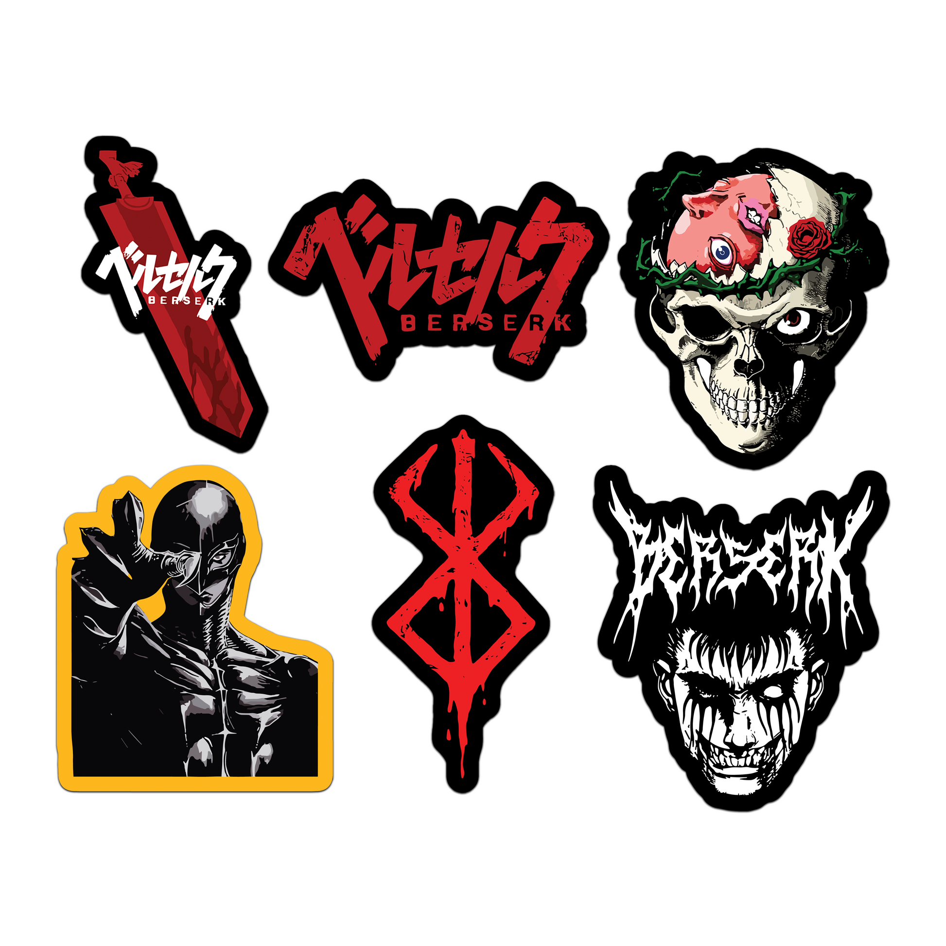 Berserk Stickers – Reali-Tees