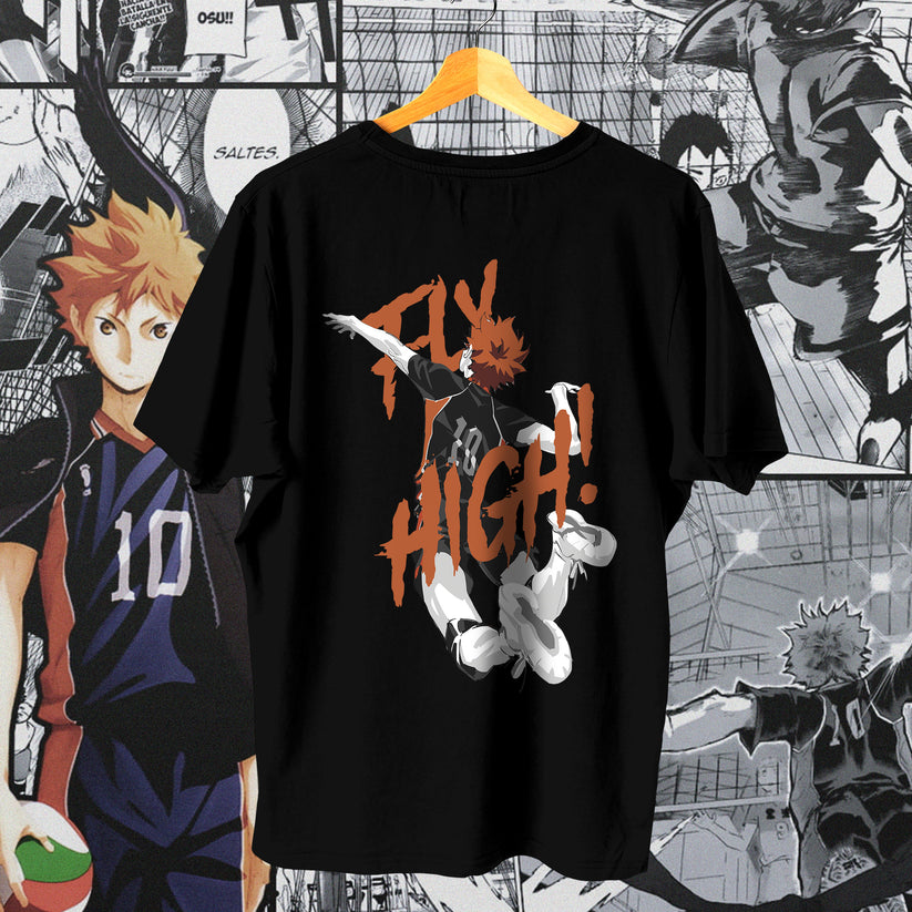 Haikyu Fly High Oversized T shirt | Realitees - Haikyuu Tshirts – Reali ...