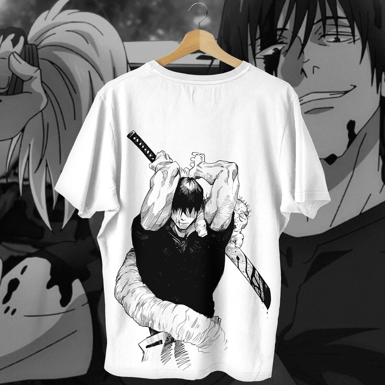 Toji Fushiguro TShirt | Regular & Oversized Fits | Realitees – Reali-Tees