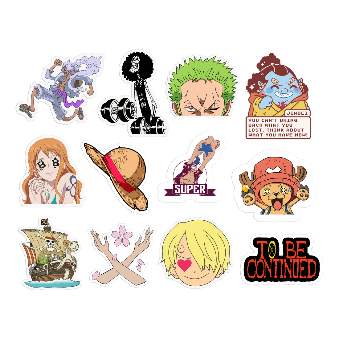 One Piece Stickers – Reali-Tees